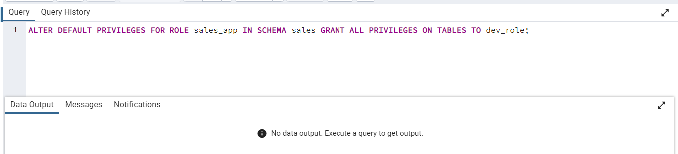 Postgresql How To Alter Default Privileges Of A Schema Postgresql Tutorial